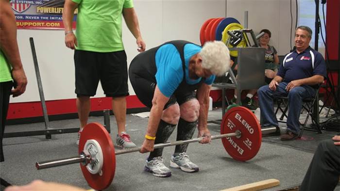 78 Year Old Powerlifting Grandma